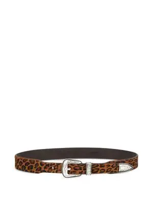 AMISH SUPPLIES Leopard-print Western Belt