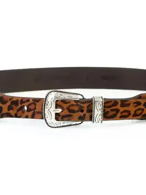 AMISH SUPPLIES Leopard-print Western Belt