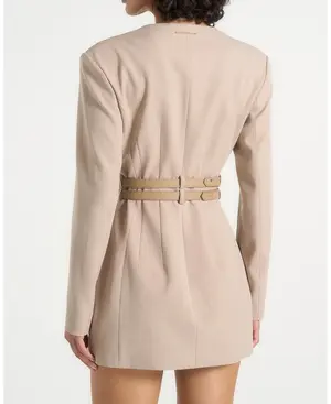 Manière De Voir Sierra Db Belted Blazer Dress