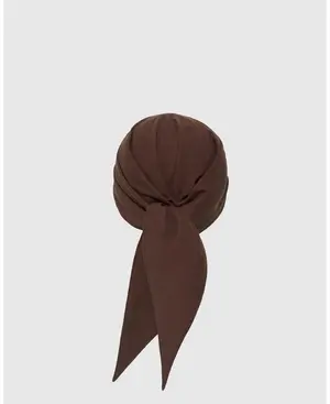 Manière De Voir Arianne Linen Cap - Brown