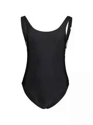 FILA Logo-tape Swimsuit - Black