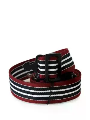 Costume National Striped Buckle Belt