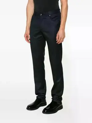 Corneliani Straight-leg Virgin Wool Trousers