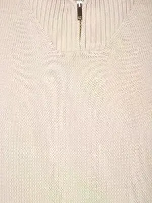 DANIELE FIESOLI Quarter-zip Knitted Sweater - Neutrals