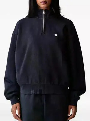 Carhartt Work In Progress Casey Quarter-zip Logo-embroidered Sweatshirt