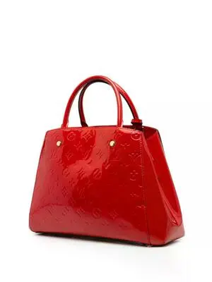 LOUIS VUITTON 2014 Monogram Vernis Montaigne Mm Satchel
