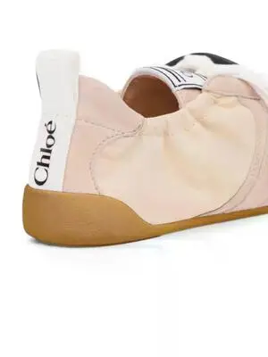 Chloé Kick Suede-panelled Sneakers