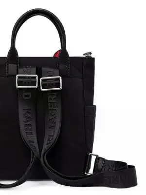 Karl Lagerfeld Logo-plaque Ikonik Charm Backpack