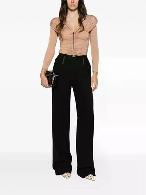 Elisabetta Franchi Ruched Long-sleeve Blouse