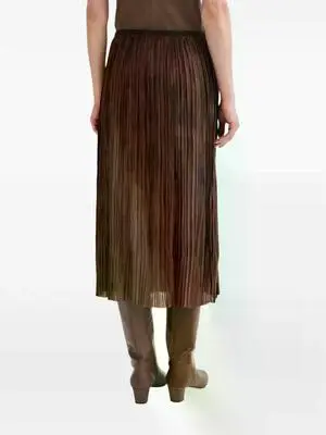 ROBERTO COLLINA Gonna Pleated Midi Skirt