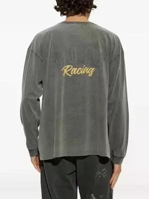 DUKE + DEXTER Dr4 Patch-detail Long-sleeve T-shirt