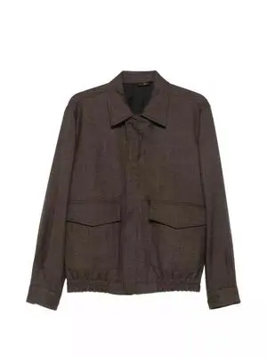 BRIGLIA 1949 Flap-pocket Elasticated-hem Jacket