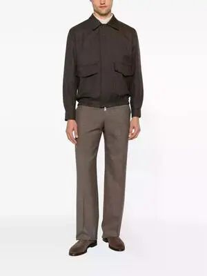 BRIGLIA 1949 Flap-pocket Elasticated-hem Jacket