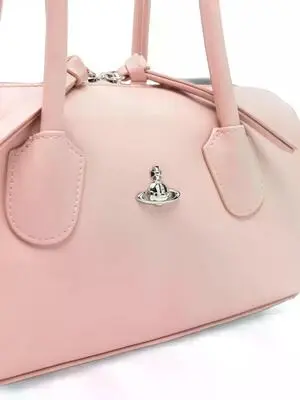 VIVIENNE WESTWOOD Polly Bowling Orb-plaque Leather Shoulder Bag