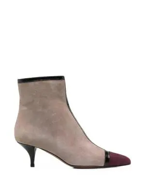 Roberto Festa Serelit Panelled Suede Ankle Boots - Neutrals