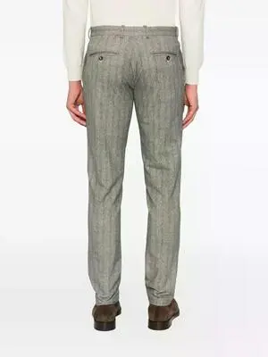 CIRCOLO 1901 Herringbone-pattern Trousers