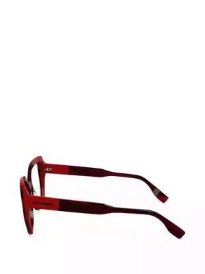 Karl Lagerfeld Striped Geometric-frame Glasses