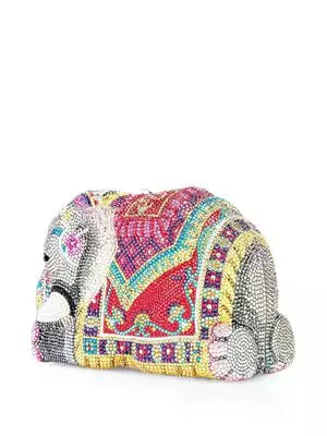 Judith Leiber Elephant Majestic Crystal-embellished Mini Bag