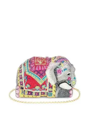 Judith Leiber Elephant Majestic Crystal-embellished Mini Bag