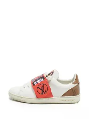 LOUIS VUITTON Frontrow Monogram Sneakers - White