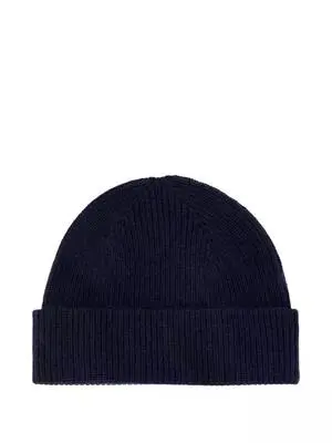Zegna Ribbed-knit Beanie Hat
