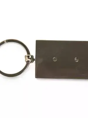 Dolce & Gabbana Logo-plaque Leather Keychain