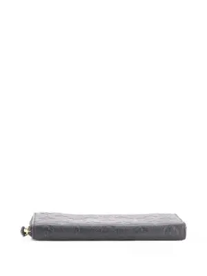 LOUIS VUITTON Clemence Wallet Monogram Empreinte Leather Small Wallets