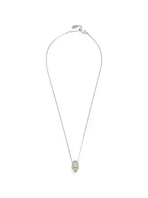 Alexander McQueen Skull Pendant Necklace - Silver