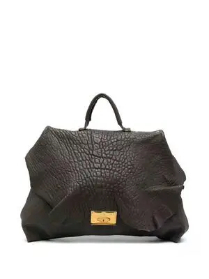 UN TE' DA MATTI Leone Leather Tote Bag