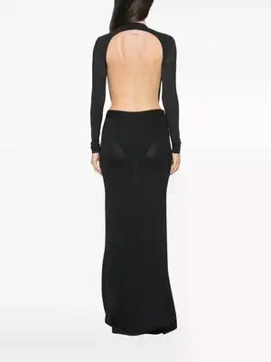 AMAZUIN Anais Cut-out Ruched Bodysuit - Black