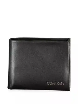 Calvin Klein Logo-print Bi-fold Wallet - Black