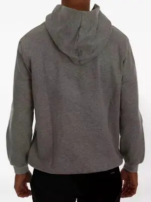 DANIELE ALESSANDRINI Kangaroo-pocket Logo-plaque Hoodie