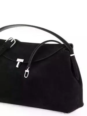 TOTEME T-lock Suede Cross Body Bag - Brown