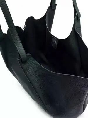GIANNI CHIARINI Dua Grained Leather Shoulder Bag