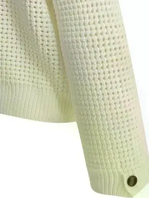 Brunello Cucinelli Open-knit Sailor-collar Sweater