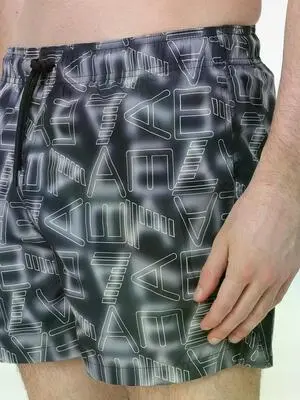 EA7 Logo-print Swim Shorts