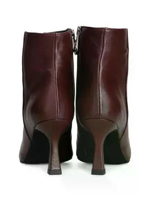 PEDRO MIRALLES Pointed-toe Leather Ankle Boots