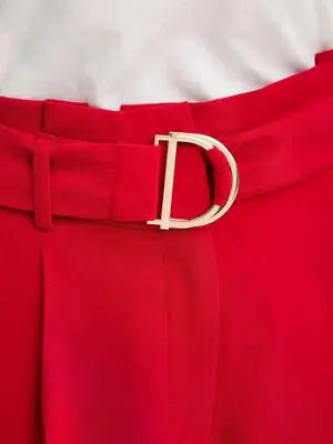MORGAN Belted Pleated Shorts