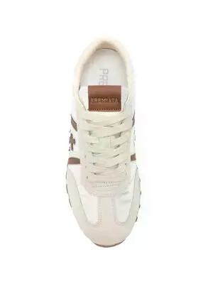 Premiata Lucy Logo-patch Sneakers - Neutrals