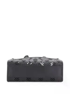 Gucci Convertible Gg Debossed Laser Cut Leather Small Tote Bag
