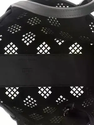 Gucci Convertible Gg Debossed Laser Cut Leather Small Tote Bag