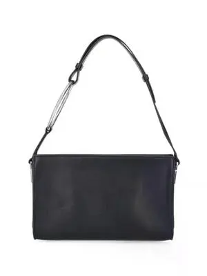 DONDUP Ring-detail Leather Shoulder Bag - Black