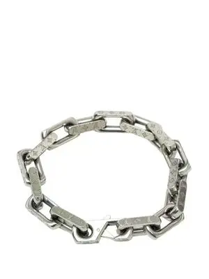 LOUIS VUITTON 2025 Stainless Steel Monogram Chain Bracelet L Costume Bracelet