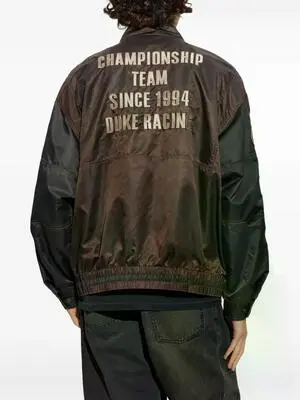 DUKE + DEXTER Dr4 Patch-embellished Bomber Jacket