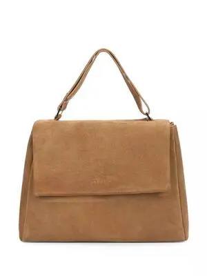 Orciani Sveva Suede Tote Bag - Neutrals