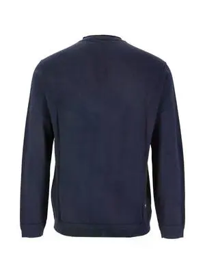 Emporio Armani Logo-embroidered Crew-neck Sweater