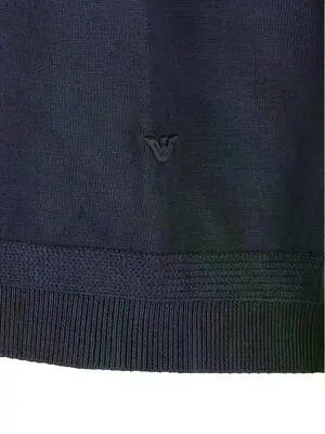 Emporio Armani Logo-embroidered Crew-neck Sweater