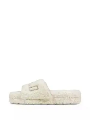 Polo Ralph Lauren Fleece Logo-embroidered Sandals