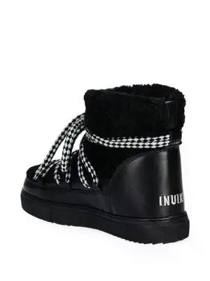 Inuikii Shearling-trim Ankle Boots