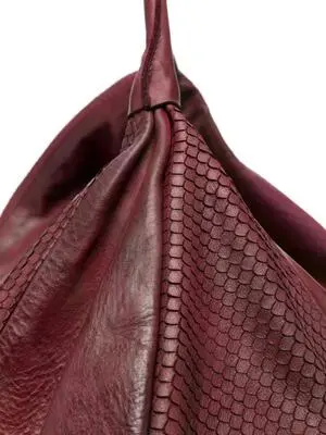 SOMMET Dune Snakeskin-effect Shoulder Bag